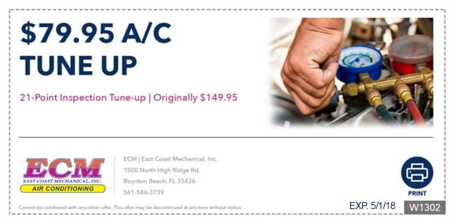 Coupons - ECM Air Conditioning & Plumbing